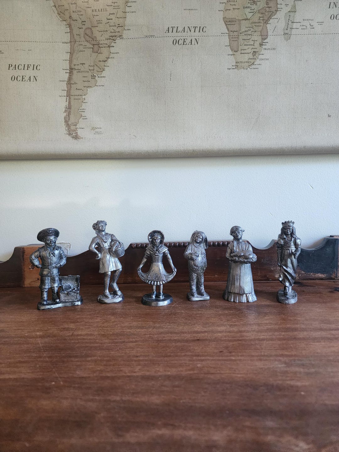 Michael Ricker Pewter Figurine Assortment - Etsy
