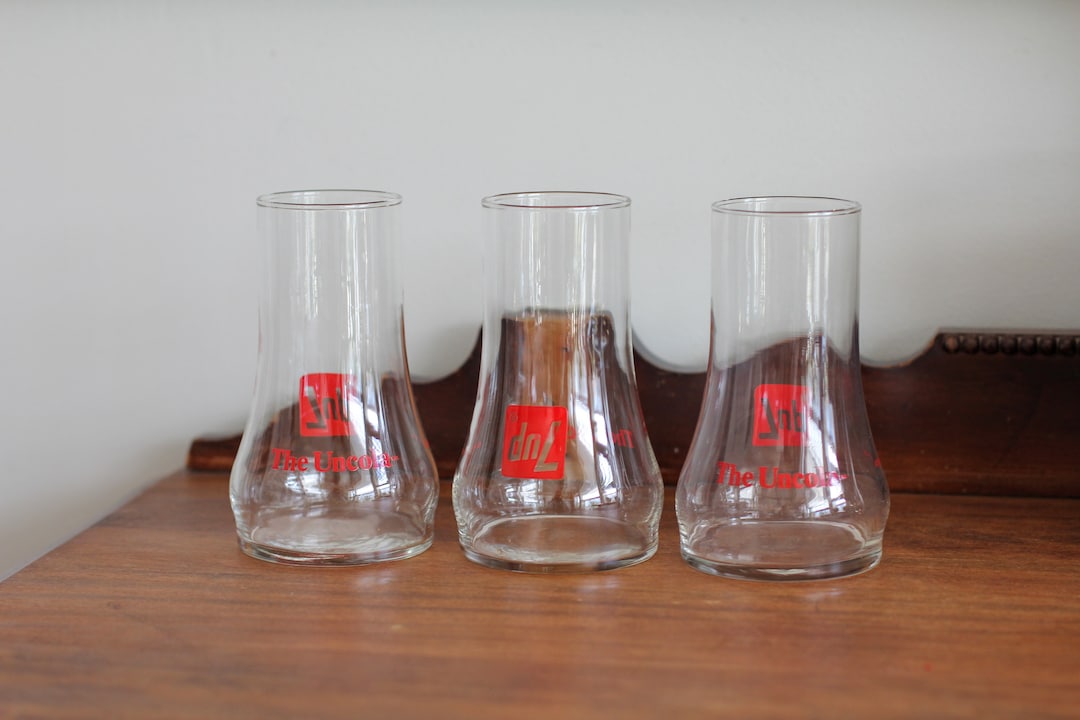 Vintage Upside Down 7up Glass, Seven up Glass - Etsy