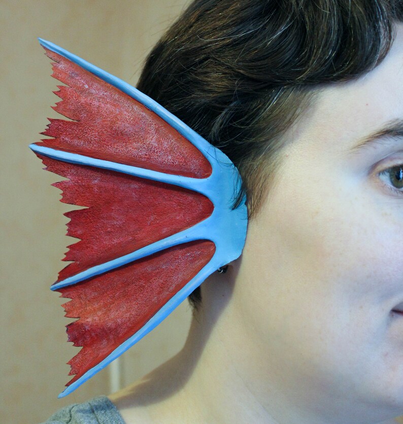 Mermaid Ears straight big latex ears for cosplay and LARP | Etsy