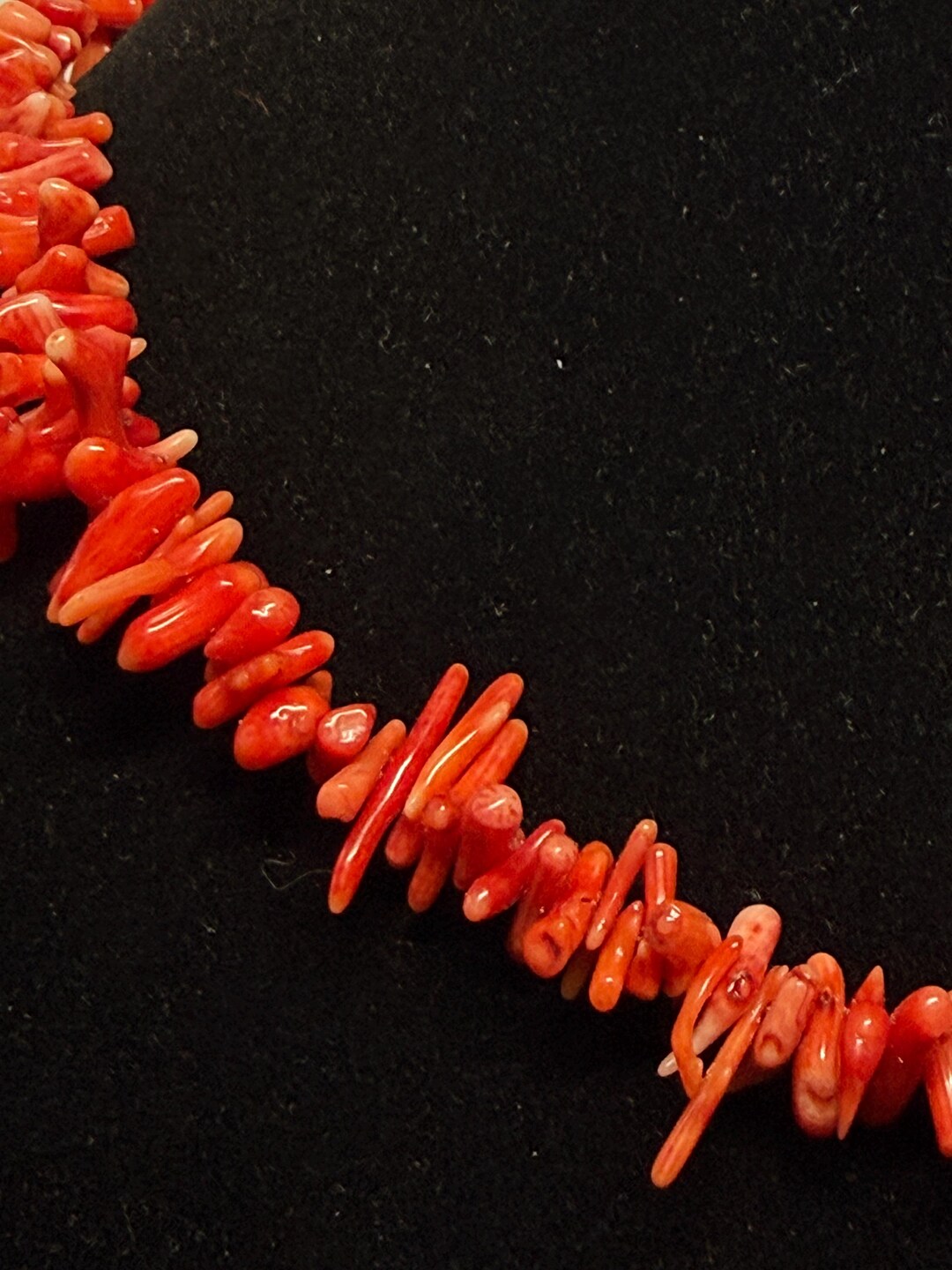 Natural Stone, Vintage Red Coral Branch Necklace, Short Choker - Etsy