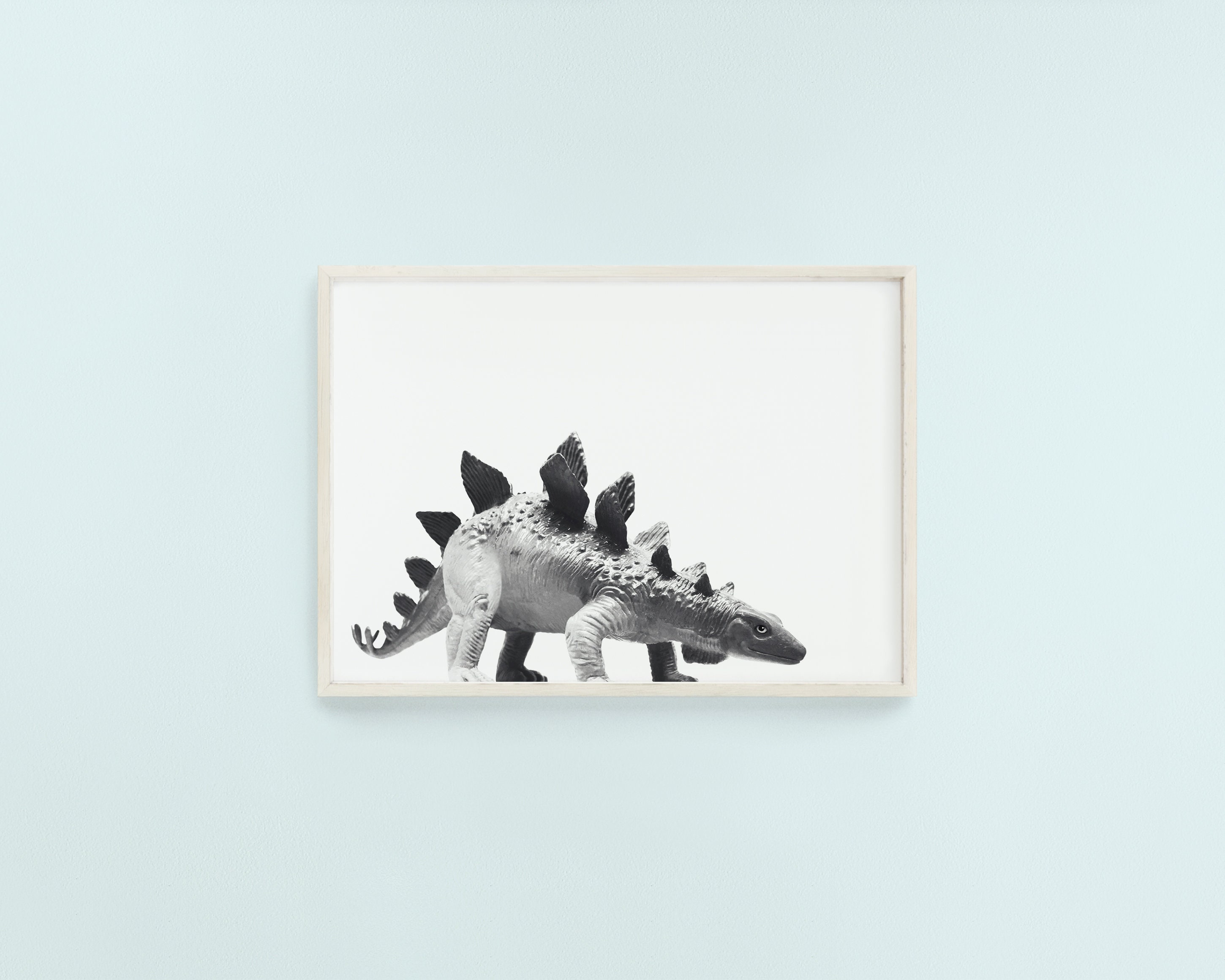 Dinosaur Print Set, Set of Three Dinosaurs, Landscape Orientation ...