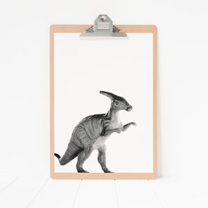 Dinosaur Print, Parasaurolophus Print, Dinosaur Wall Decor, Large ...