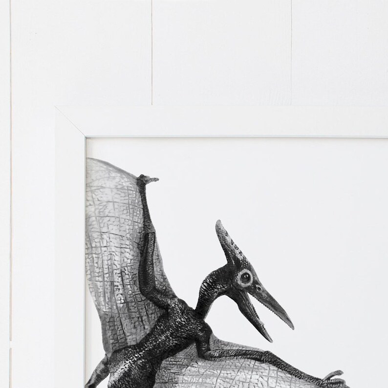 Dinosaur Print Pterosaur Print Dinosaur Wall Art Dinosaur - Etsy