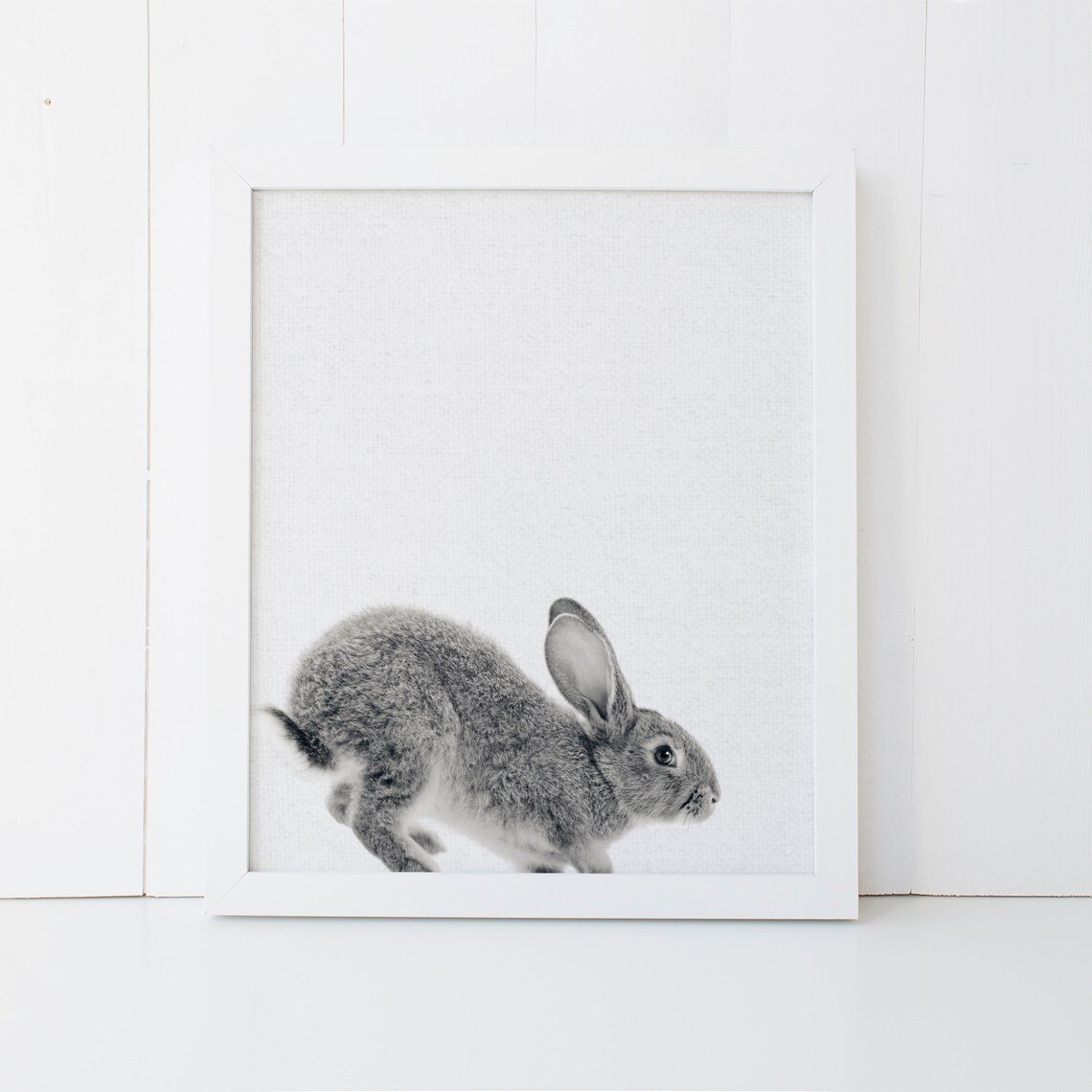 Bunny Wall Art Rabbit Print Nursery Decor PRINTABLE Wall - Etsy