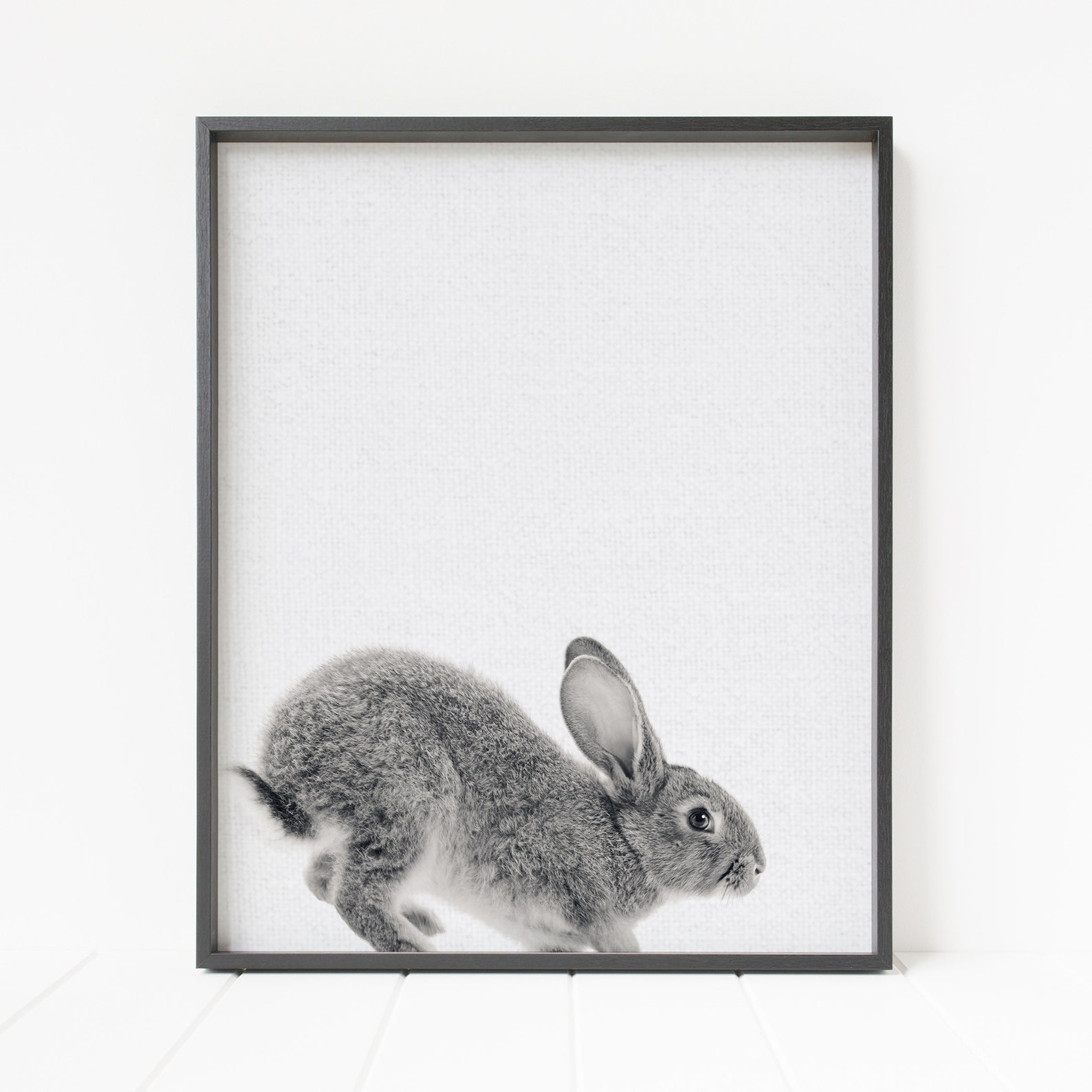 Bunny Wall Art Rabbit Print Nursery Decor PRINTABLE Wall - Etsy
