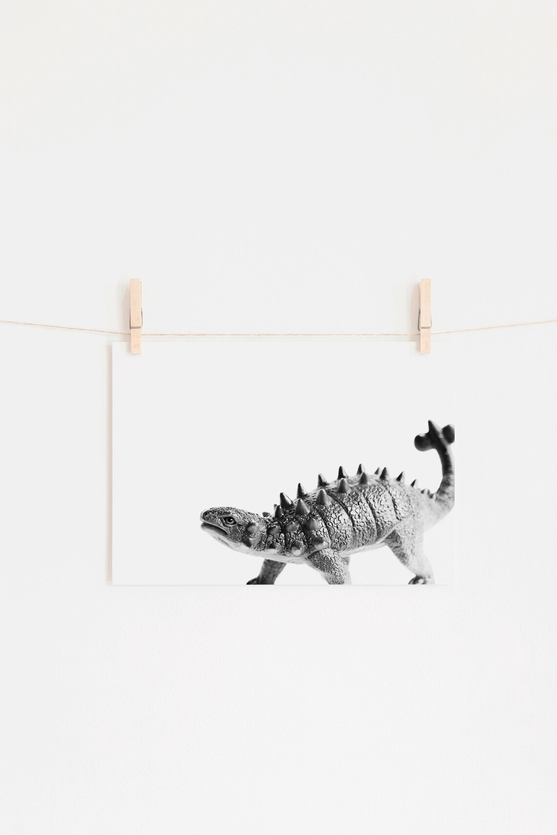 Dinosaur Print, Horizontal Dinosaur, Ankylosaurus Print, Dinosaur Decor ...