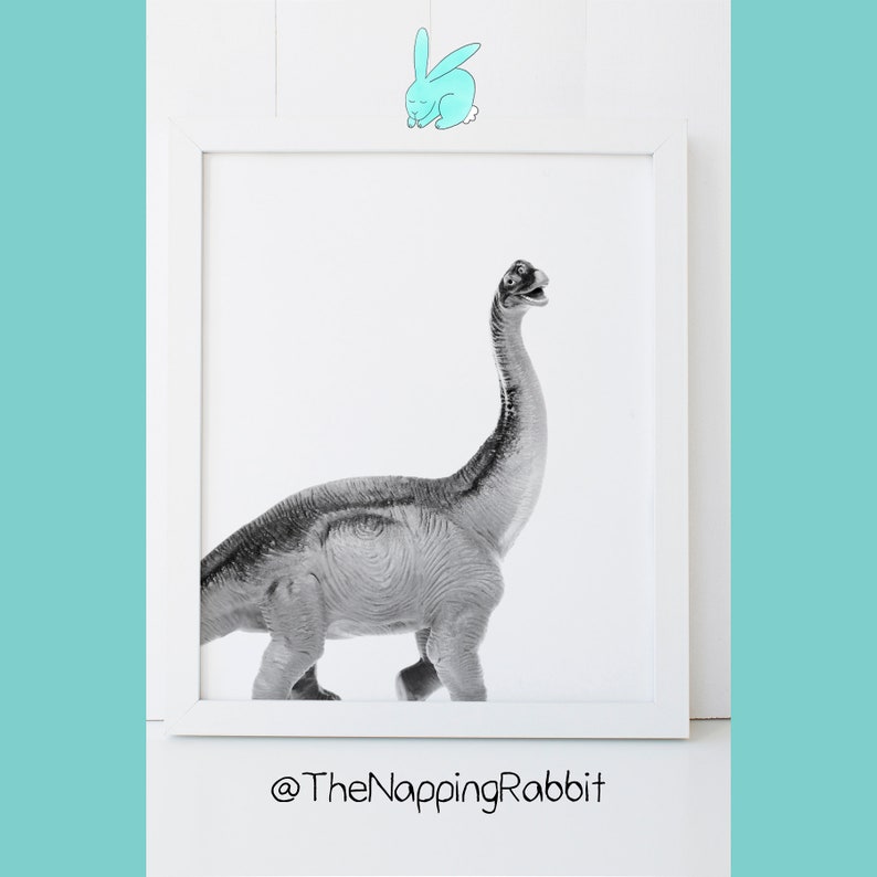 Dinosaur Print Apatosaurus Print Dinosaur Wall Art | Etsy