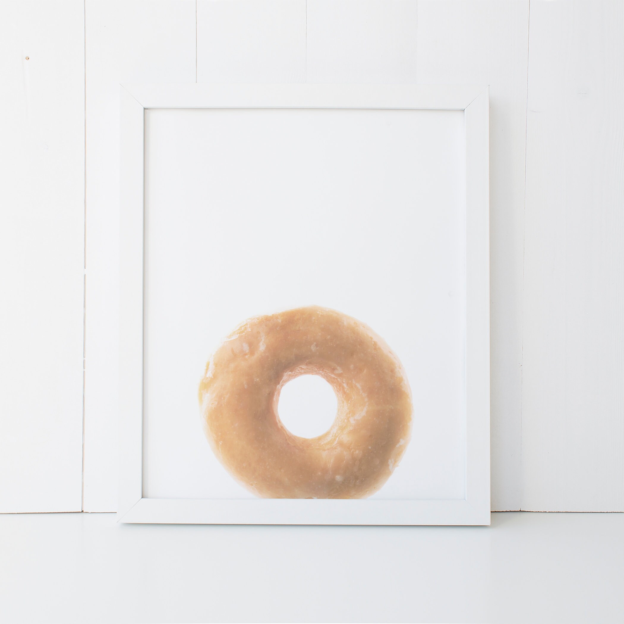 Doughnut print glazed donut print dessert wall art sweets | Etsy