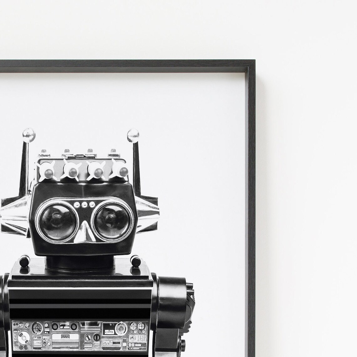 Robot Wall Decor, Robot Print, Robot Poster, Robot Decor, Minimalist ...