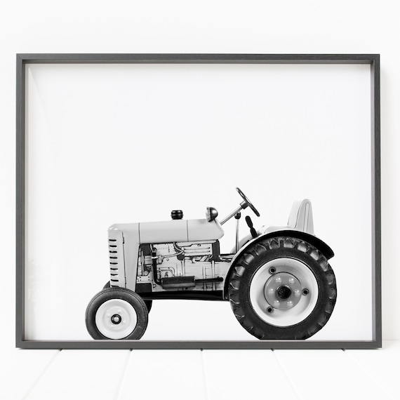 Tractor Print Tractor Wall Art Nursery Decor Farm Print | Etsy