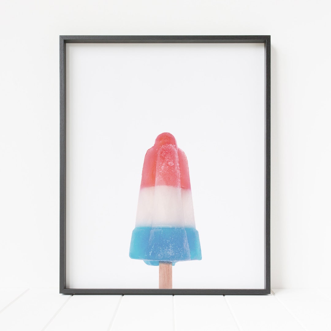 Popsicle Print, Ice Pop Print, Children's Wall Art, Printable Popsicle ...