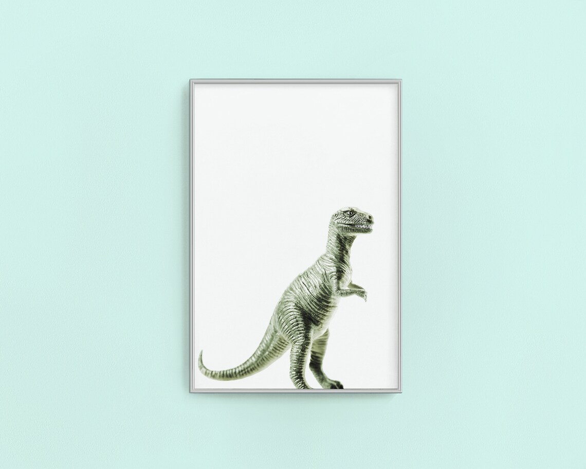 T-rex Dinosaur Print Dinosaur Decor Dinosaur Wall Art | Etsy