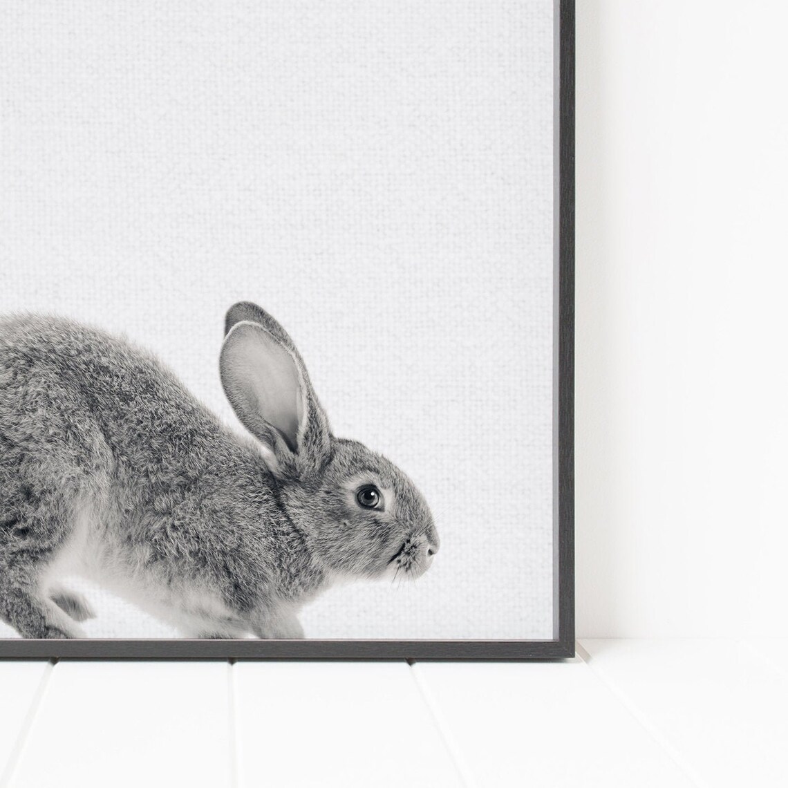 Bunny Wall Art Rabbit Print Nursery Decor PRINTABLE Wall - Etsy