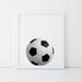 Soccer Ball Print, Soccer Decor, Sports Decor, Soccer Wall Art ...