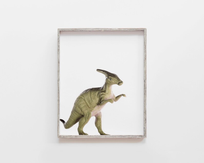 Dinosaur Print Parasaurolophus Art Dinosaur Wall Art - Etsy
