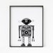 Robot Print, Robot Decor, Robot Nursery Art, Playroom Wall Art, Toy ...