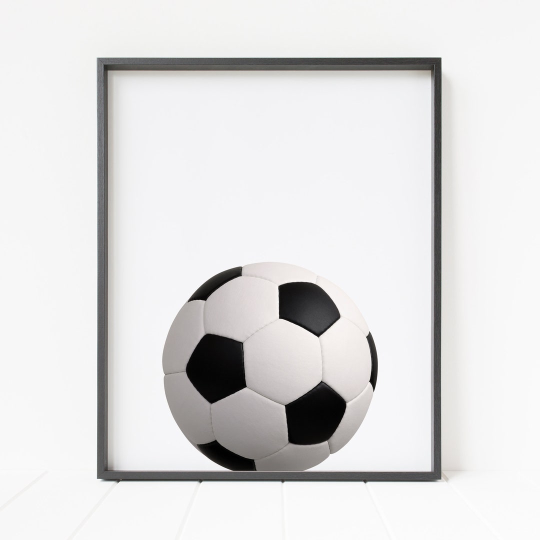 Soccer Ball Print, Soccer Decor, Sports Decor, Soccer Wall Art ...