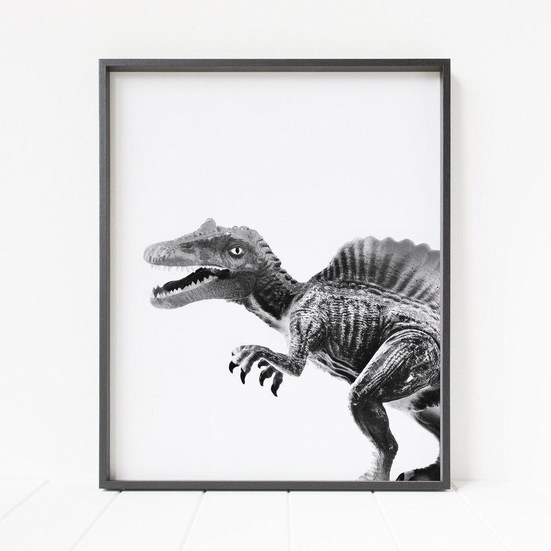 Spinosaurus Print, Dinosaur Print, Dinosaur Wall Art, Dinosaur Decor ...