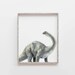 Brontosaurus Print, Dinosaur Print, Dinosaur Decor, Nursery Wall Art ...
