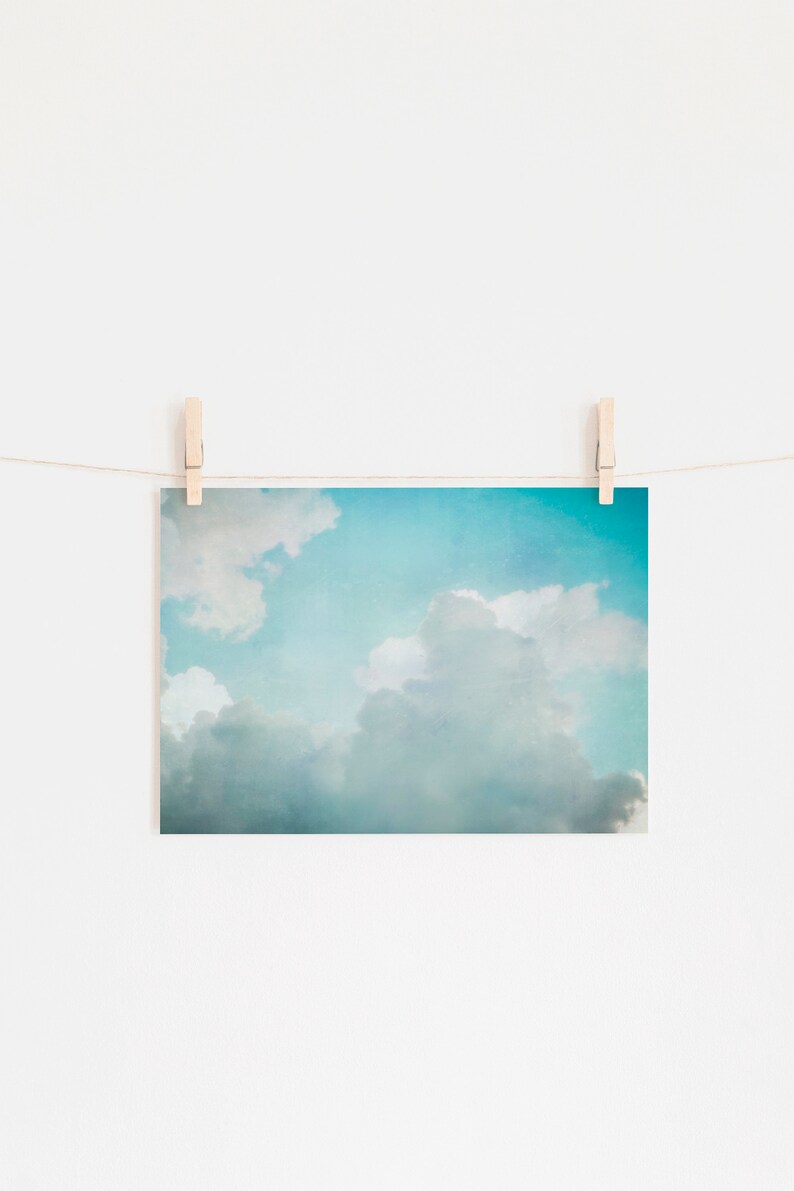 Cloud Print Cloud Decor Nursery Decor Sky Print Cloud Wall - Etsy