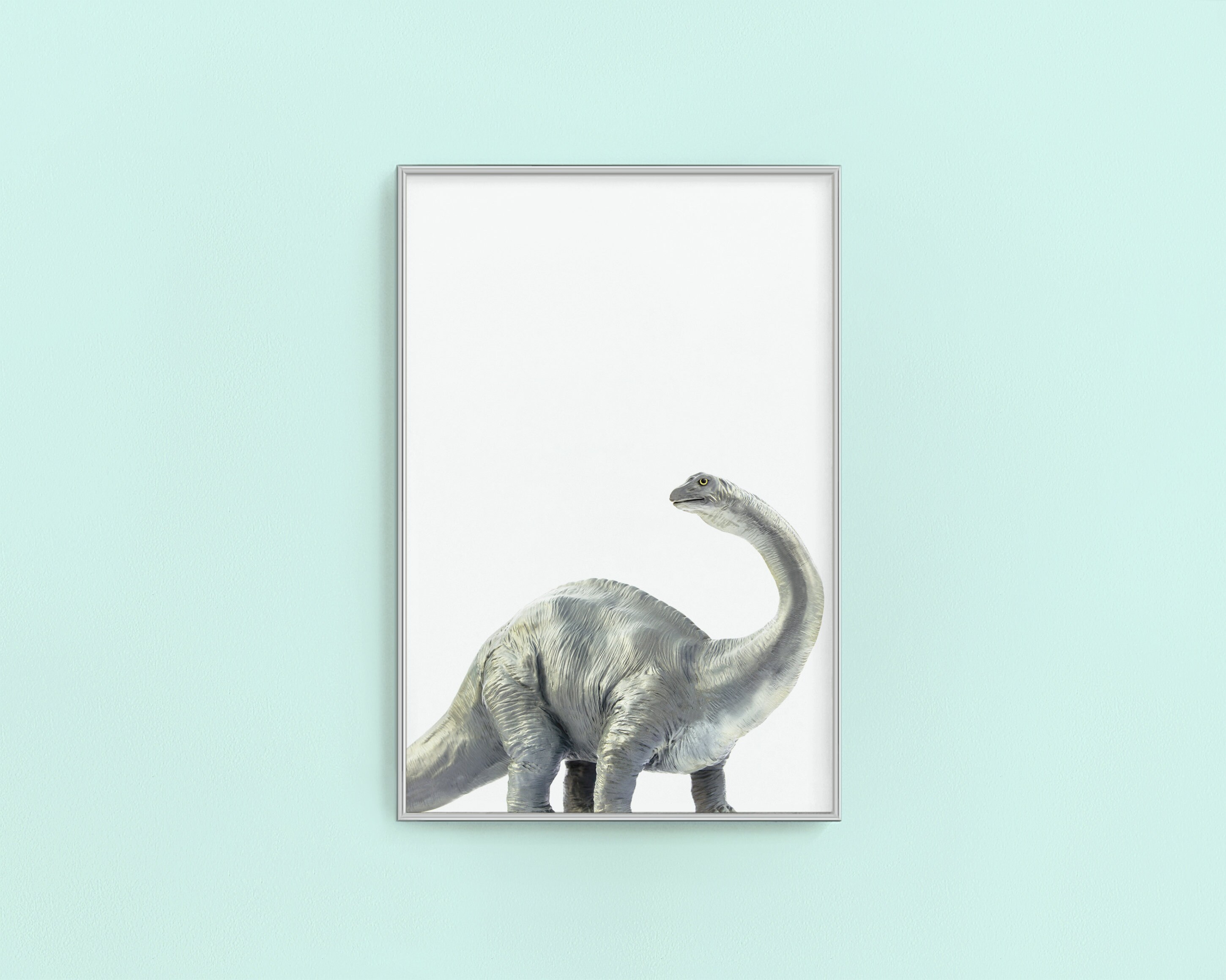 Brontosaurus Print Dinosaur Print Dinosaur Decor Nursery - Etsy