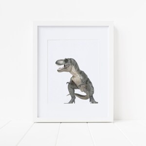 T-rex Print, Dinosaur Print, Dinosaur Wall Art, Playroom Decor ...