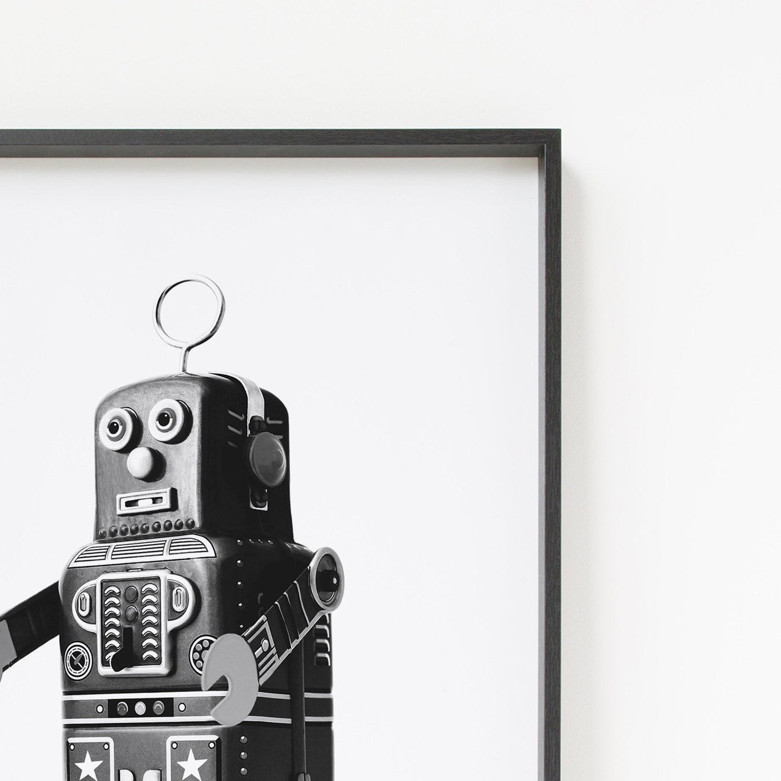 Robot print robot nursery art robot wall decor robot wall | Etsy