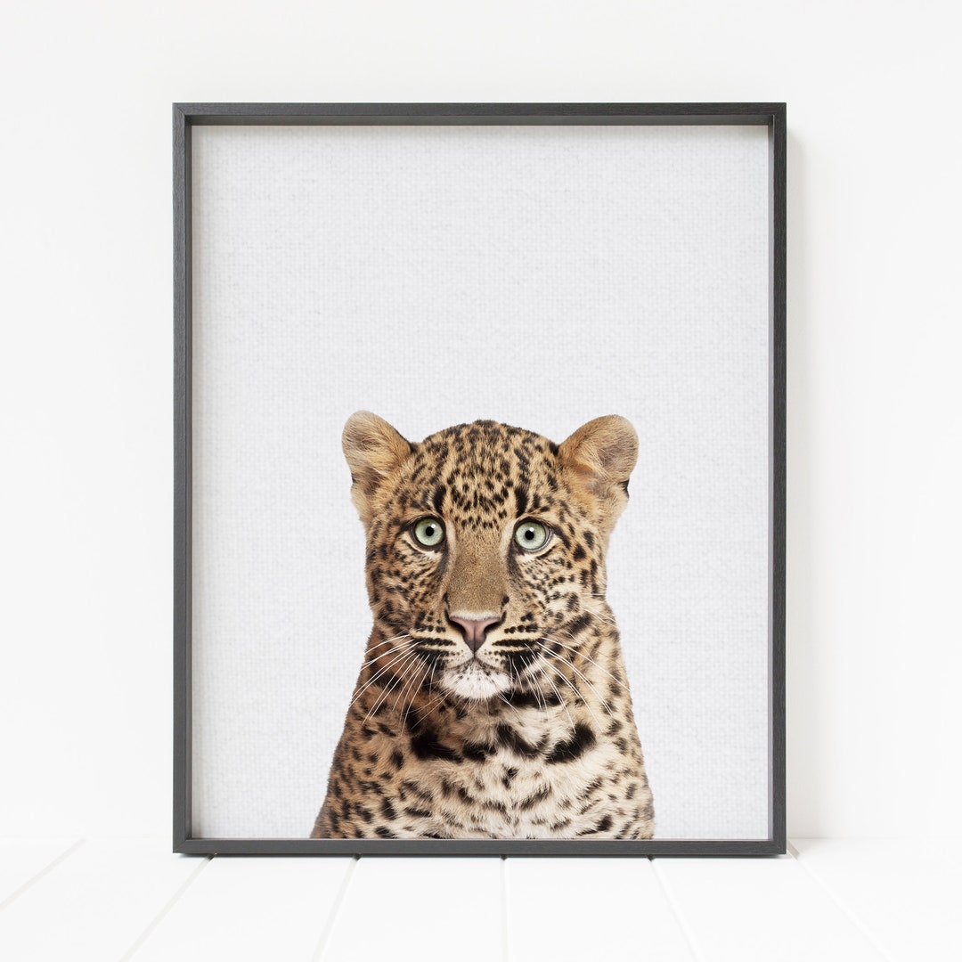 Leopard Print, Printable Leopard, Nursery Decor, Animal Nursery Print ...