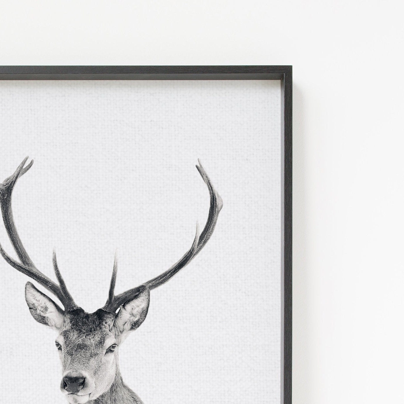 Deer Print, Stag Print, Buck Print, Woodland Nursery Decor, Deer ...