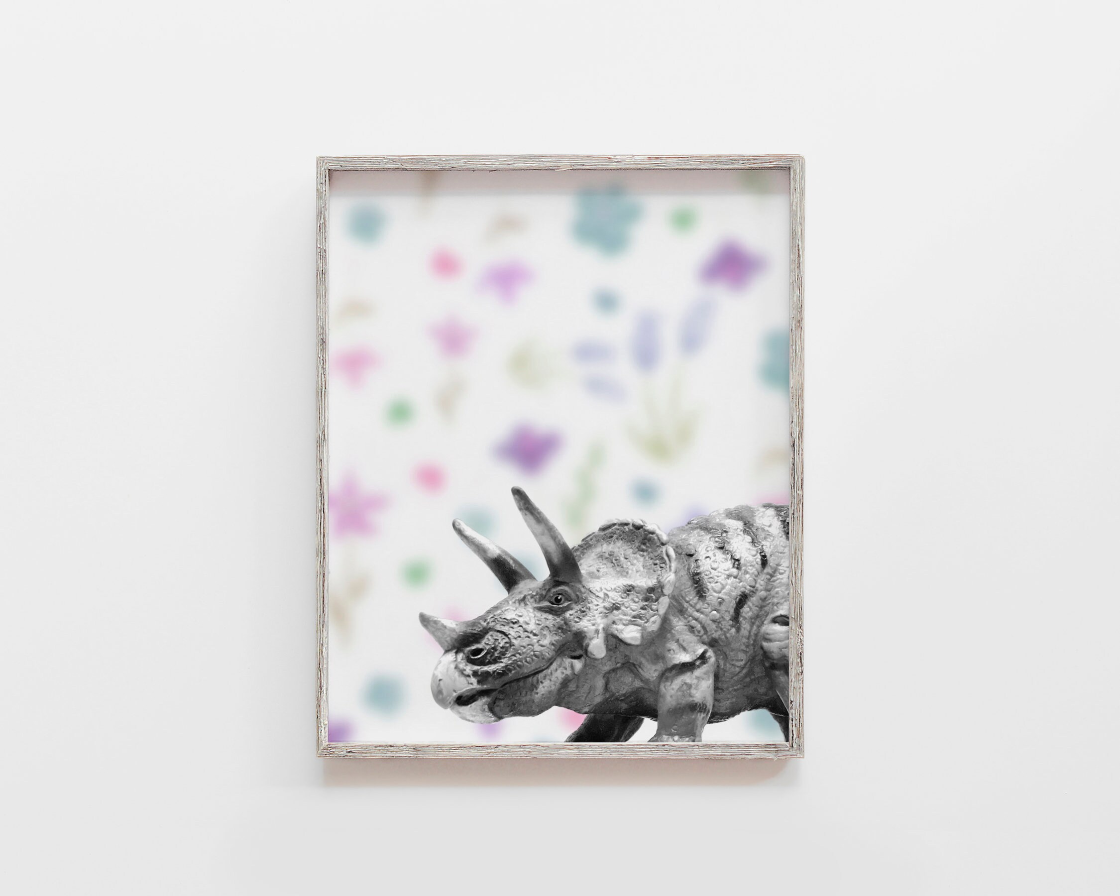 Triceratops Print, Dinosaur Wall Decor, Dinosaur Art, Nursery Decor ...