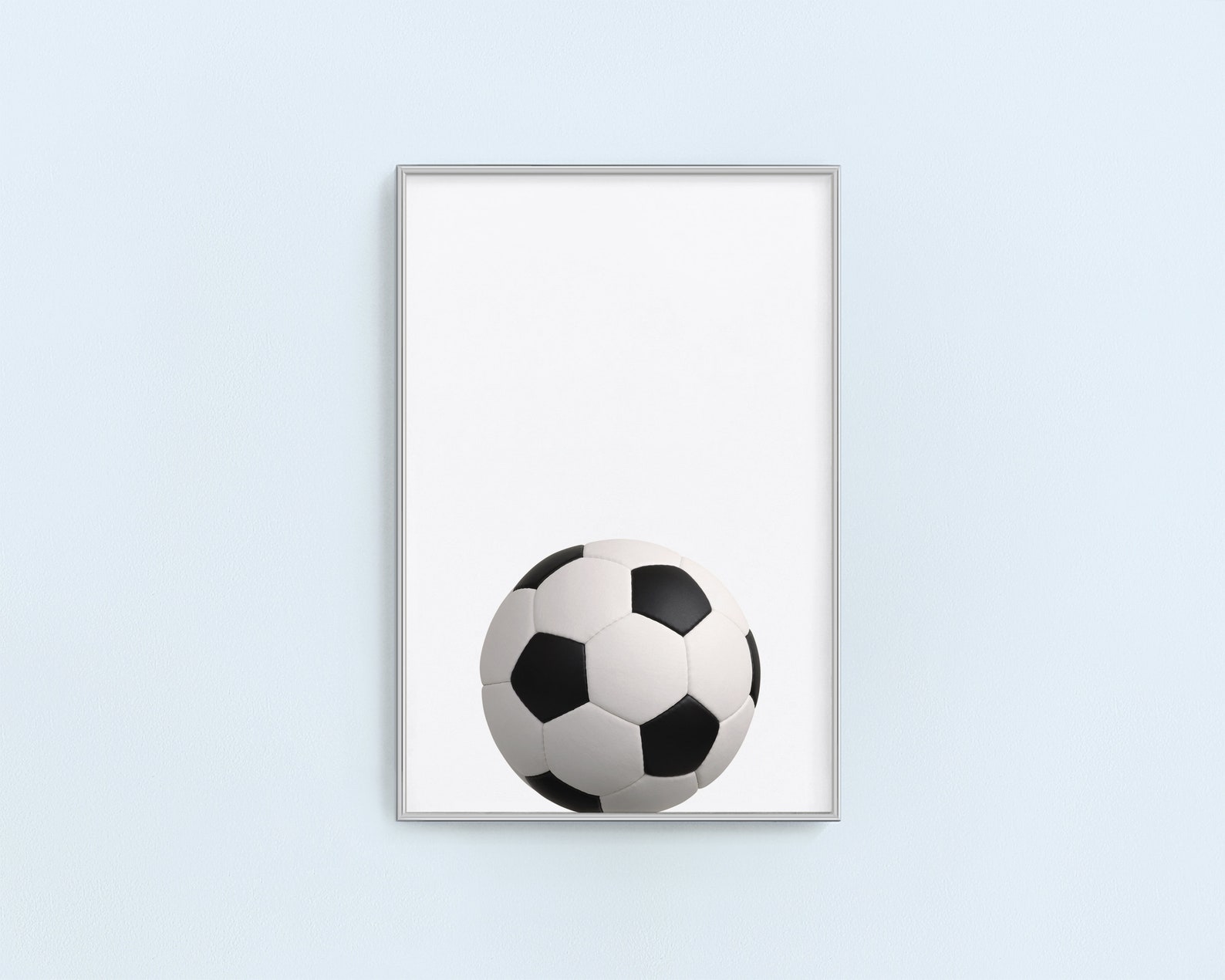 Soccer Ball Print, Soccer Decor, Sports Decor, Soccer Wall Art ...