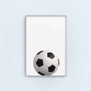Soccer Ball Print, Soccer Decor, Sports Decor, Soccer Wall Art ...