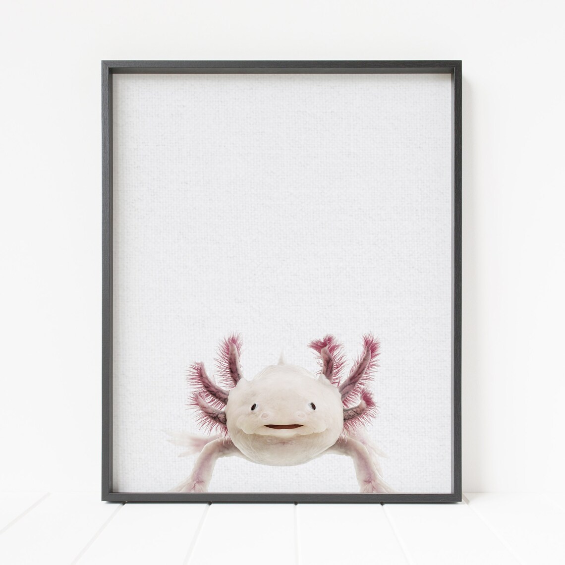 Axolotl Print, Axolotl Wall Art, Axolotl Decor, Nursery Animal Print - Etsy