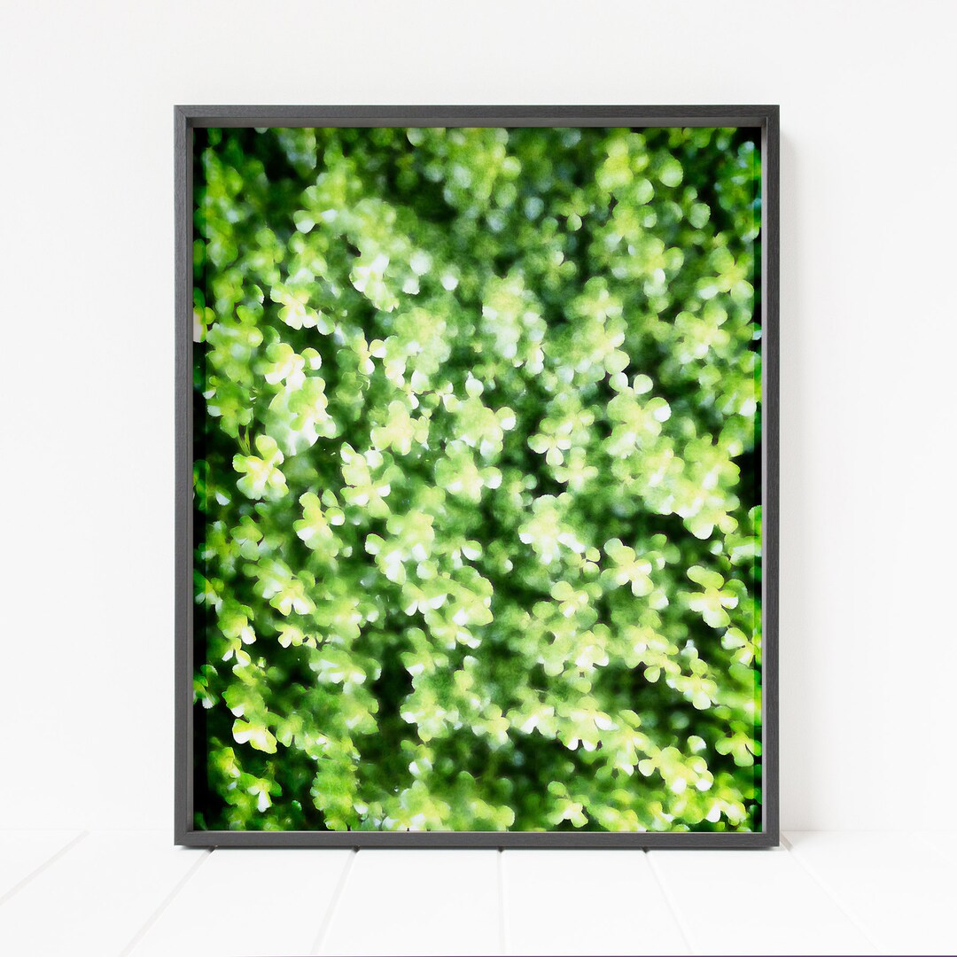 Botanical Print, Plant Print, Digital Download, Abstract Print, Green ...