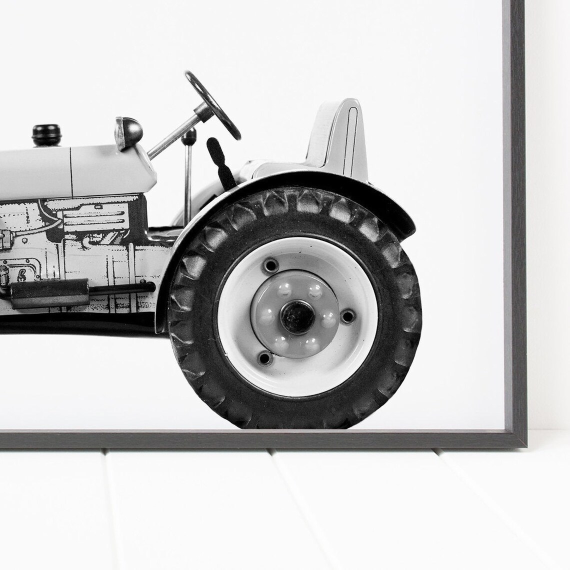 Tractor Print, Tractor Wall Art, Nursery Decor, Farm Print, Vehicle ...