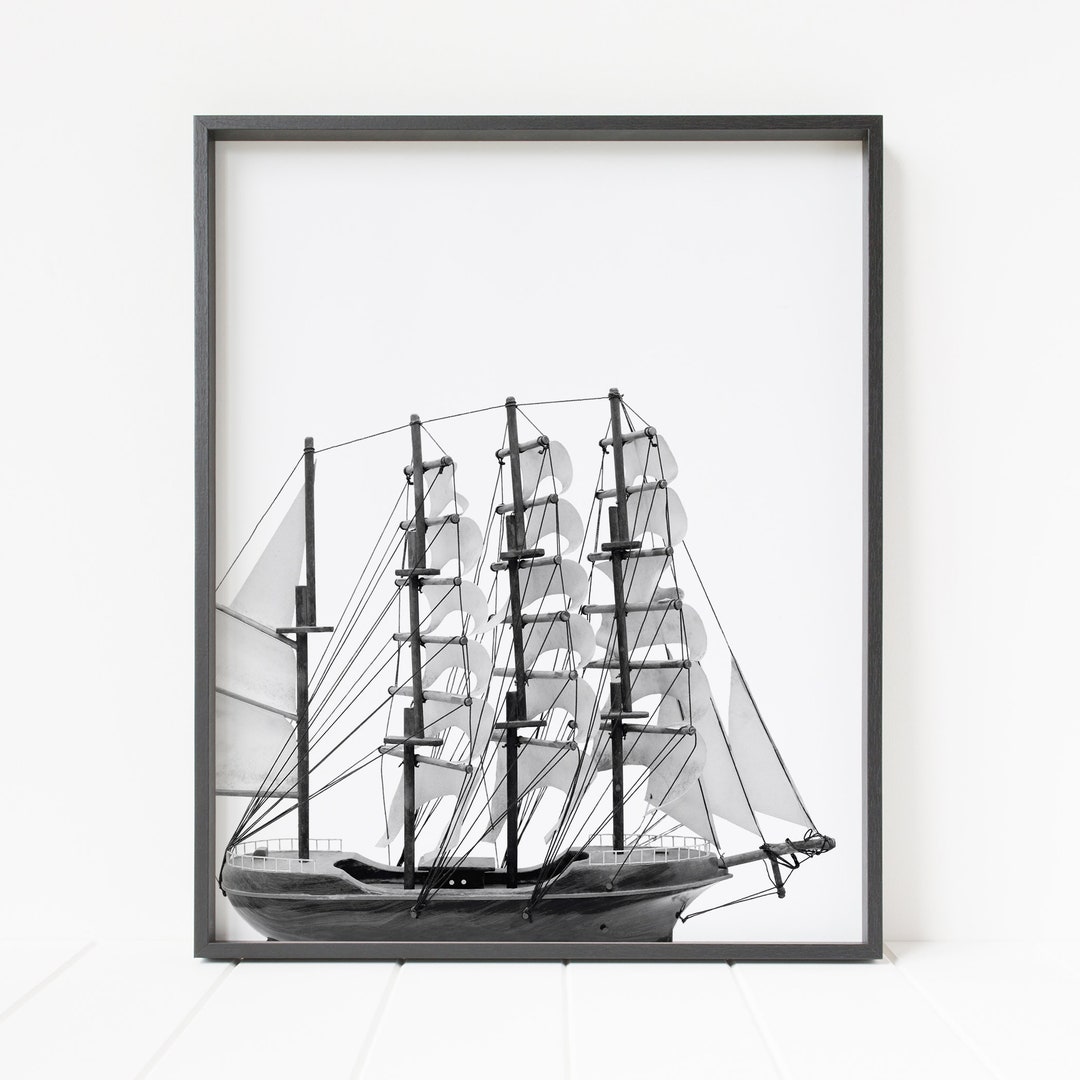 Segelboot Poster, Schiff Poster, Klipper, Piratenschiff Poster ...