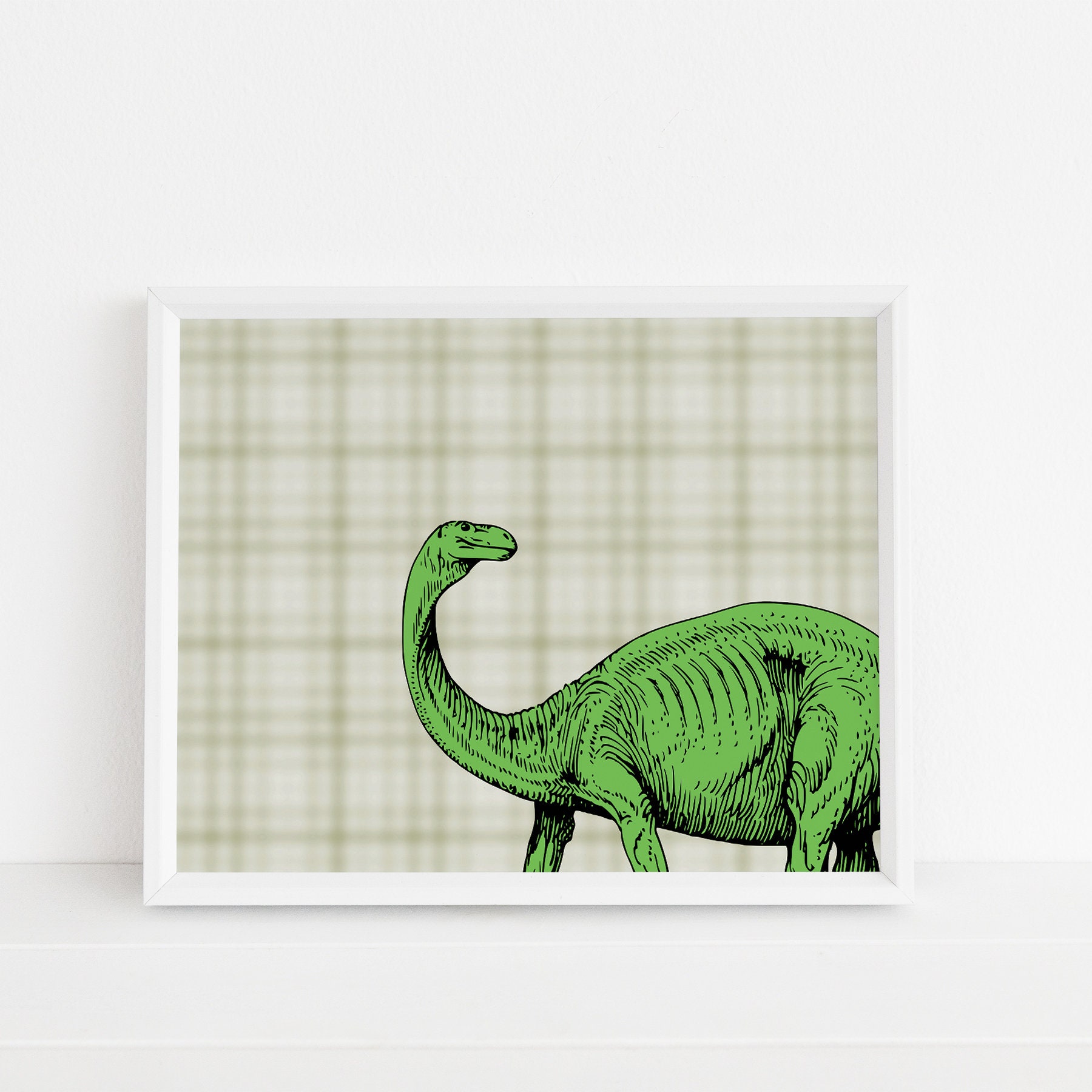Brontosaurus Print Apatosaurus Print Dinosaur Print - Etsy