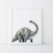 Brontosaurus Print, Dinosaur Print, Dinosaur Decor, Nursery Wall Art ...