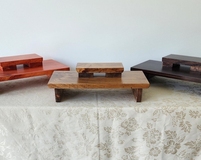 Buddhist Pine Mini Altar - Light Walnut, Chocolate & Gunstock Stain ...