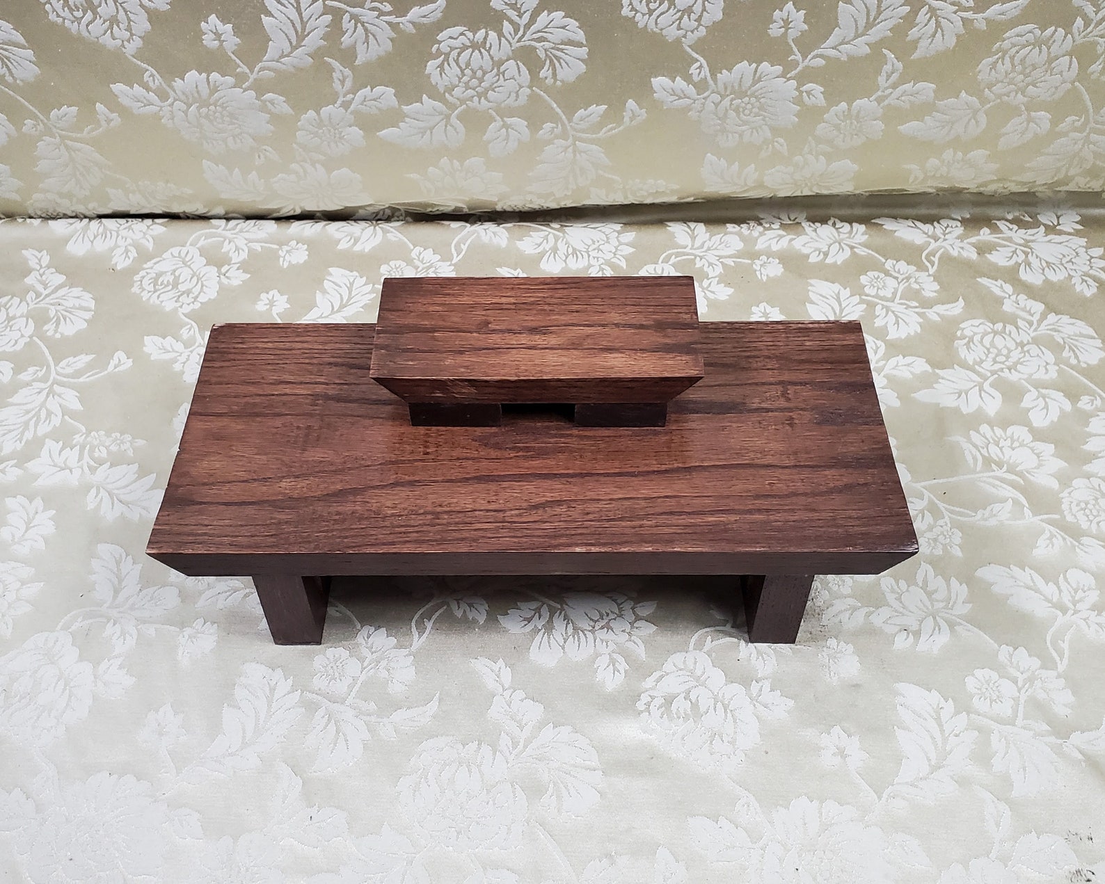 Buddhist Oak Mini Altar With Hand Rubbed Oil Finish and - Etsy