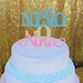 Gender Reveal Cake Topper ~ Nino O Nina ~ Spanish Cake Topper ~ Boy or ...
