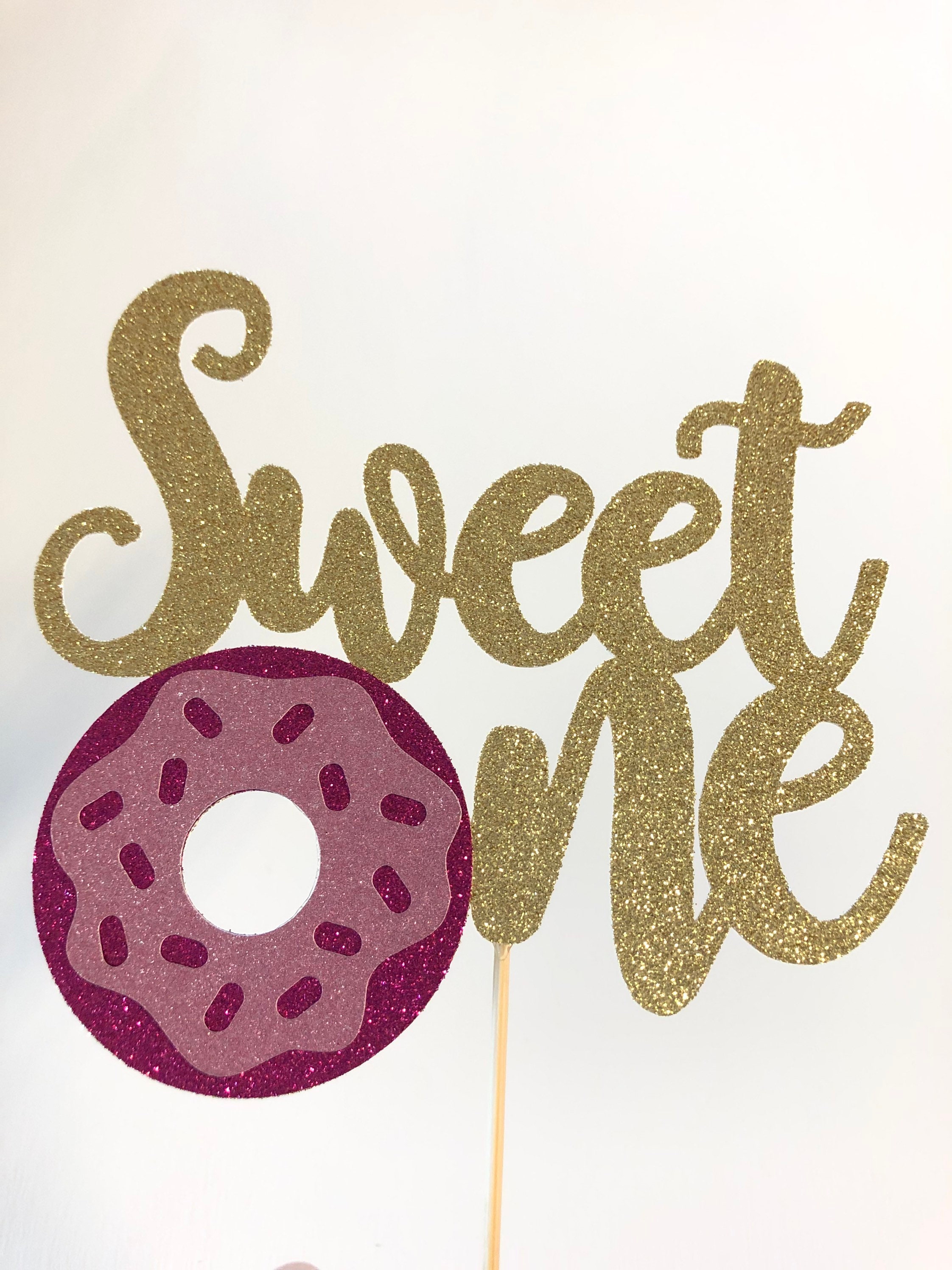 Sweet One cake topper / Donut cake topper / first birthday | Etsy
