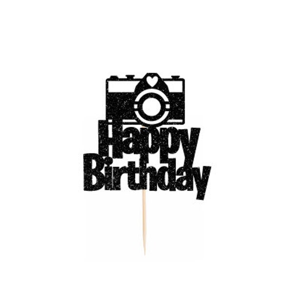 Camera Cake Topper - Etsy