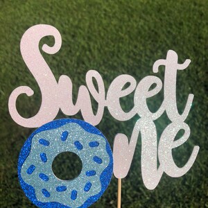 Sweet One Cake Topper / Donut Cake Topper / First Birthday Cake Pick ...