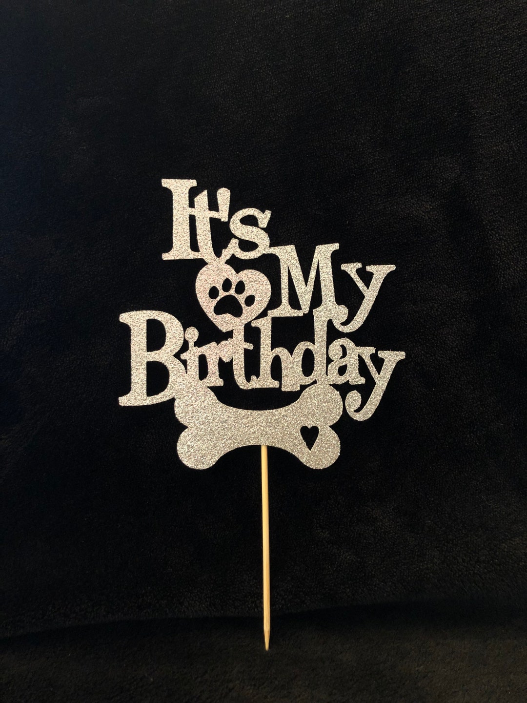 Dog Birthday Cake Topper ~ Pet Birthday Party Decor ~ Pet Party Decor ...