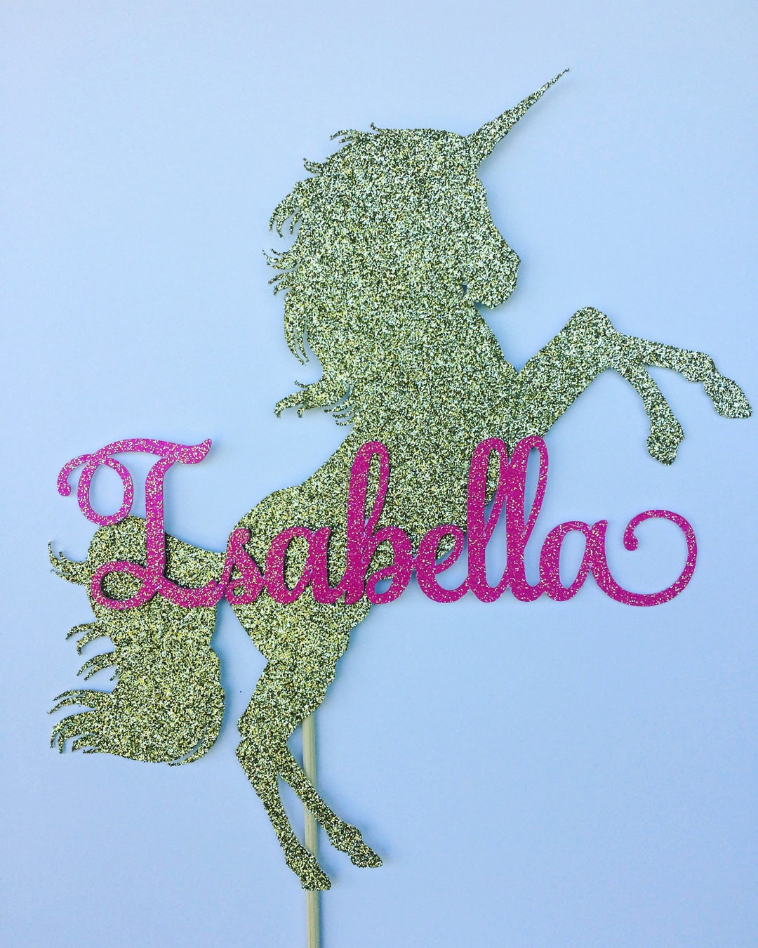 Unicorn Cake Topper Custom Unicorn Party Centerpiece With - Etsy