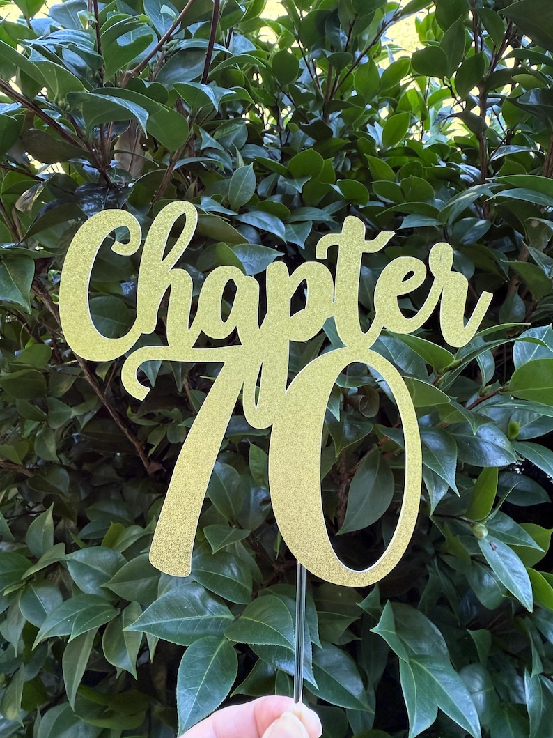 Chapter Cake Topper. Any Age. Chapter Book Theme Party, Birthday Cake ...