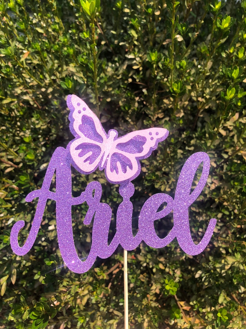 Any Name Custom Birthday Cake Topper Personalized Cake | Etsy