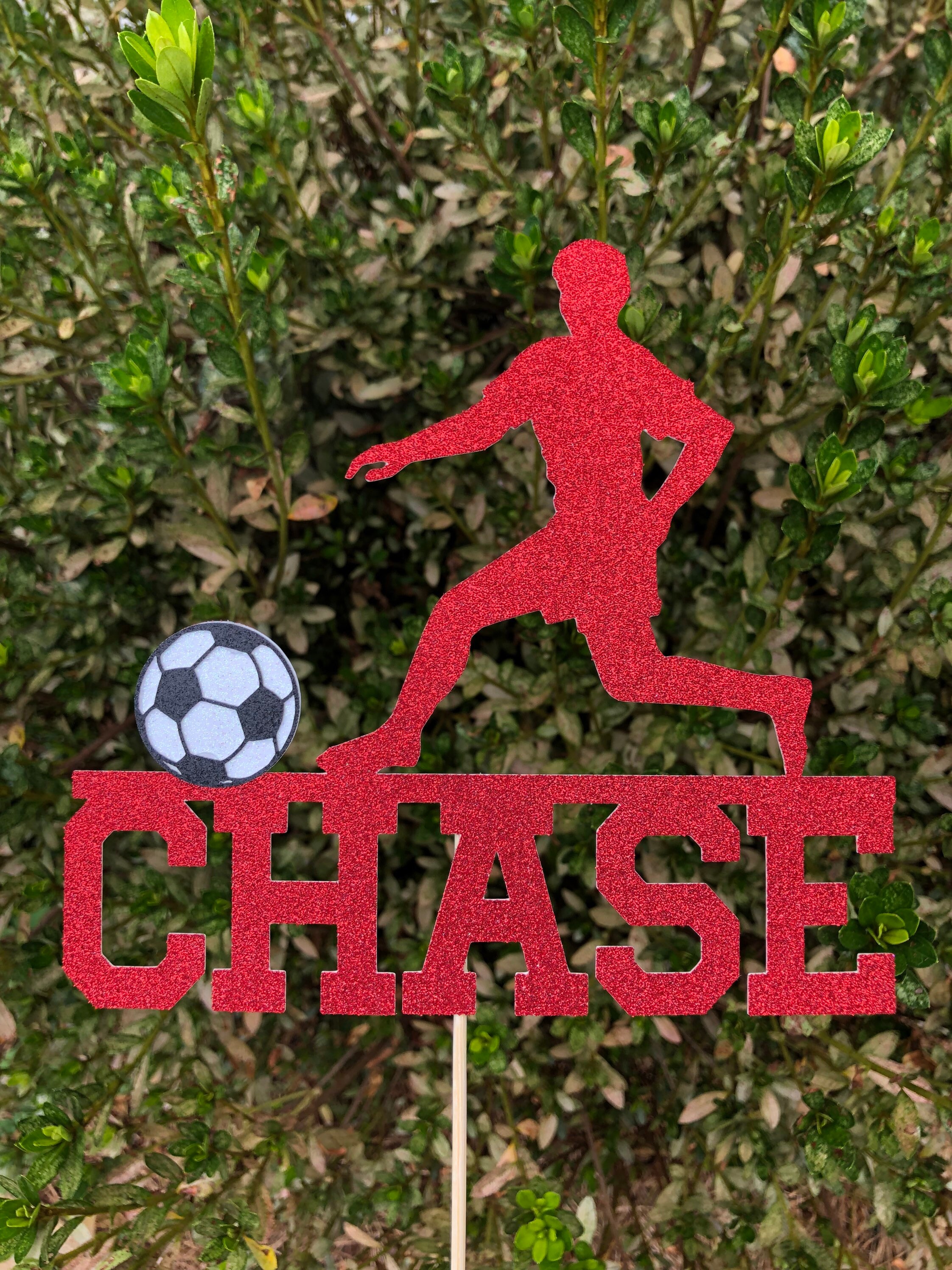 Soccer Cake Topper Soccer Themed Party Decor Custom Cake - Etsy