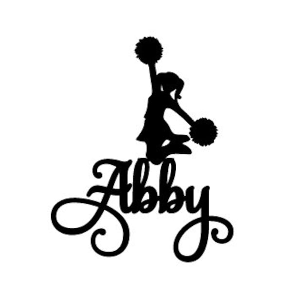 Printable Cheerleader Cake Topper - Etsy